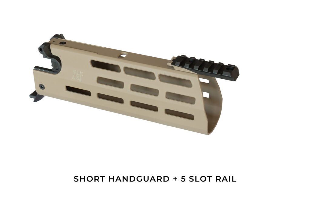 X95 TOP Accessory Rail - BLK LBL BIPOD