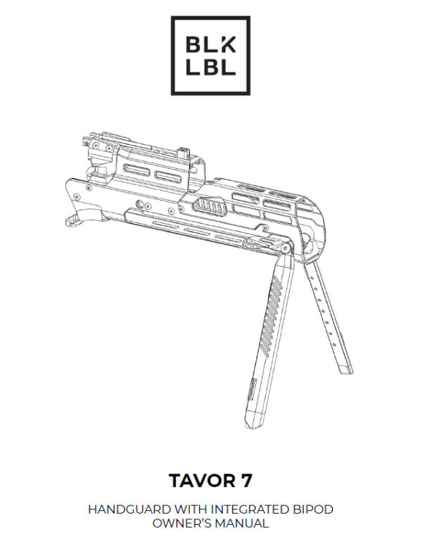 Specifications – BLK LBL BIPOD