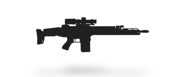 Integrated Rifle Bipods and Handguards - BLK LBL BIPOD